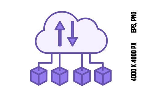 Cloud Computing Color Icon