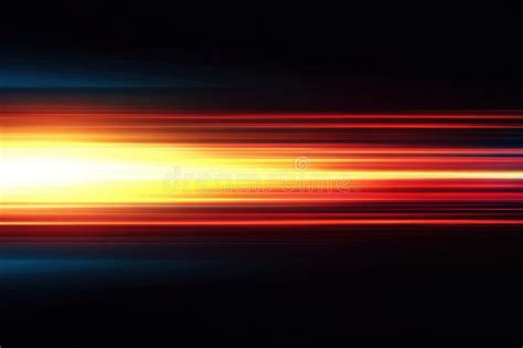Dynamic Abstract Light Streaks In Vibrant Colors Create An Energetic Composition Against A Black