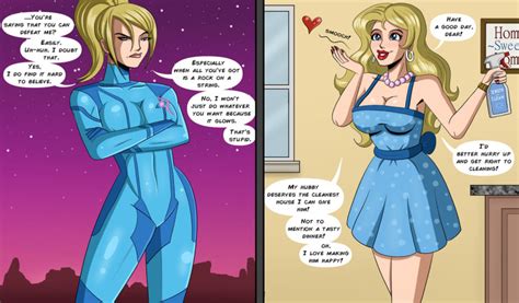 Rule 34 1girls Before And After Blonde Hair Cleavage Domestication