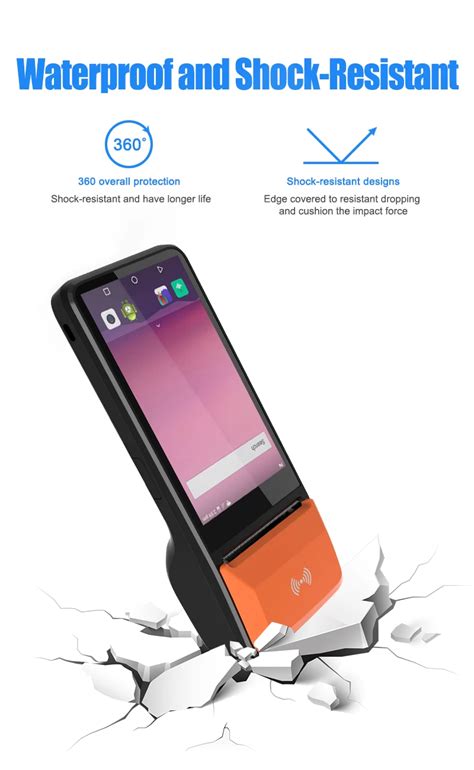 POS Q Pro Android Mobile Pos System All In One Pos Terminal System With Printer