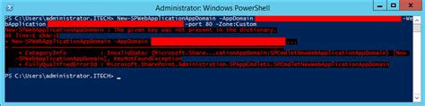 New Spwebapplicationappdomain The Given Key Was Not Present In The