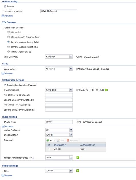 IKEv IPSec VPN With DH And Windows HELP Zyxel Community
