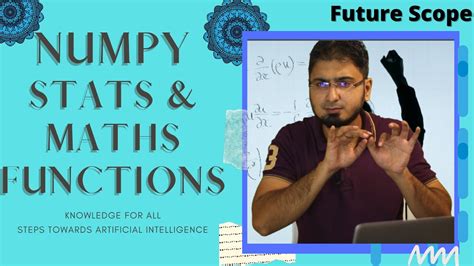 6 Numpy Statistical And Mathematics Function In Hindi Urdu Python