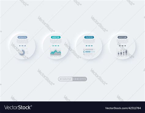 Infographic Timeline Template Royalty Free Vector Image