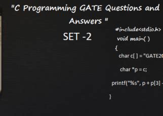 Theory Of Computation GATE Questions With Explanation