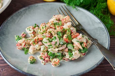 Danish Seafood Salad Easy Recipe For Fresh Shellfish Salad