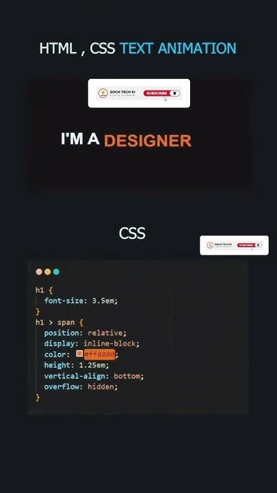 amazing text animation with html and css shorts viral trending htmlcss css coding