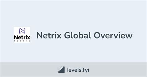 Netrix Global Careers Levels Fyi
