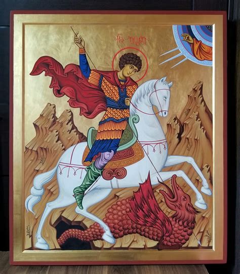 ონლაინ ხატწერა წმინდა გიორგის ხატი Facebook