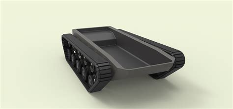 Rubber Track Chassis 3d Model 80 Unknown Obj Ige Free3d