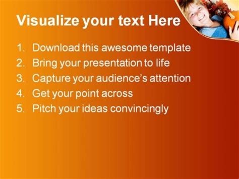 Happy Girl Nature Powerpoint Themes And Powerpoint Slides 0511