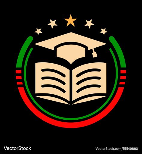 Educational Institute Logo Art Design For Company Vector Image