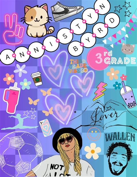 Custom Design Binder Insert Custom Name Folder Folder Insert Name