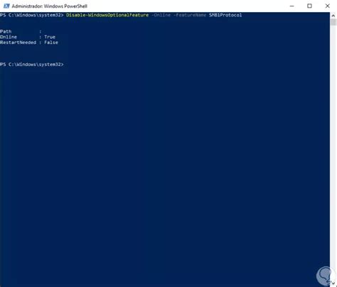 habilitar ou desabilitar smb1 smb2 windows 10 powershell microsoft 2025