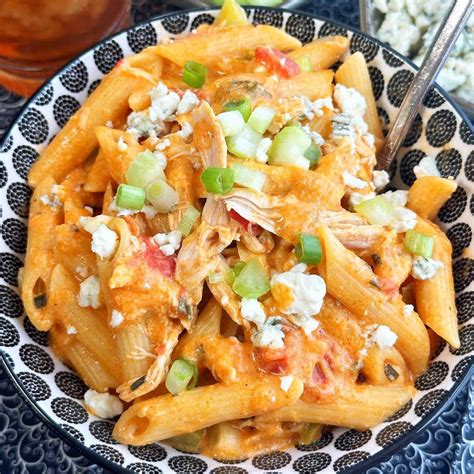 Buffalo Chicken Pasta Foodtastic Mom