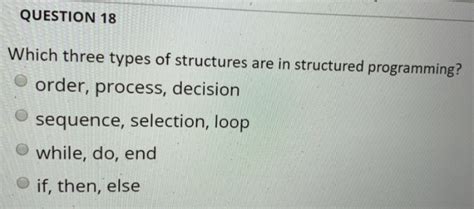 basic questions please help thanks question 18 which three types of