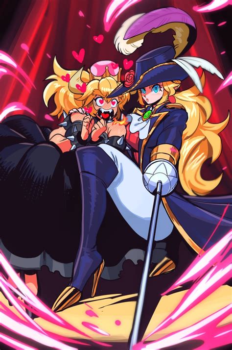 Princess Peach Bowsette And Swordfighter Peach Mario And More Drawn By Nanika Nnkgh
