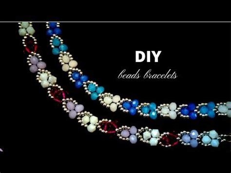 DIY Beginers Bracelet Pattern 3 Colors Unique Design Bracelets YouTube Beaded Bracelets
