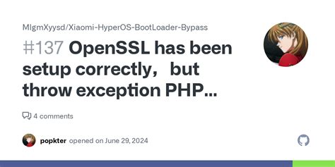 Openssl Has Been Setup Correctly，but Throw Exception Php Fatal Error