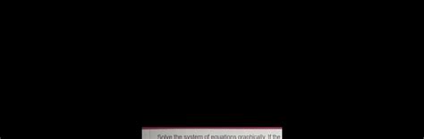 Answered Solve The System Of Equations Graphically If The Kunduz