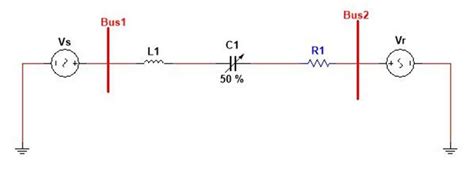 Transmission Line With Series Capacitor Compensation With The Series Download Scientific