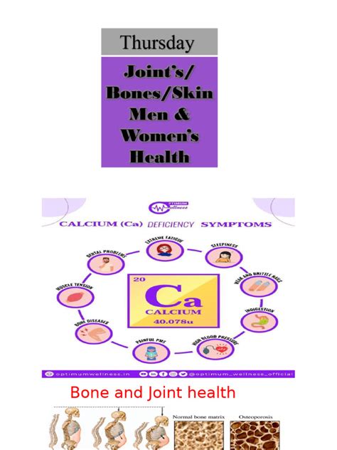 Bone Joint Men Women And Skin Pdf