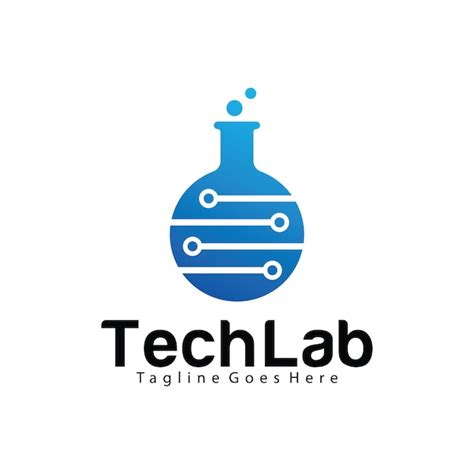 Premium Vector Tech Lab Logo Design Template