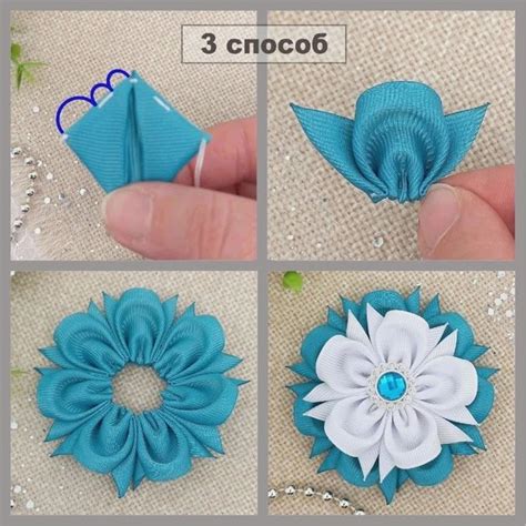 Пин от пользователя Оксана Ілечко на доске Резиночки Как сделать бант Канзаши уроки Изящные