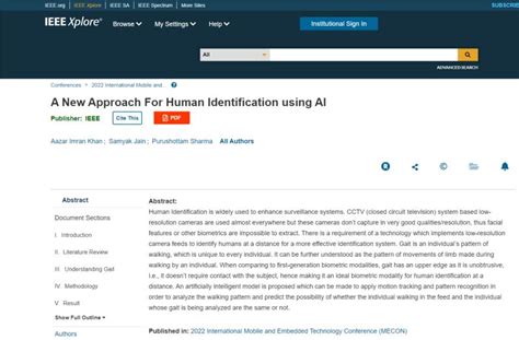 Samyak Jain On Linkedin Mecon2022 Ieee Artificialintelligence Researchpaper