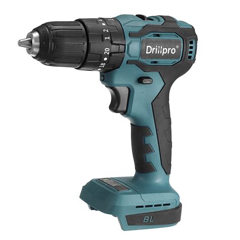 Drillpro ไขควงไฟฟ้าไร้สาย3 In 1 ไร้แปรงถ่านแรงบิด2ระดับ10 13มม 20 3 Th