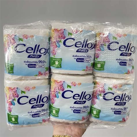 เซลล็อกซ์ พิวรีฟาย เรคกูล่า โรล กระดาษม้วน 16เมตรx12ห่อ 8850046010110 04 Line Shopping