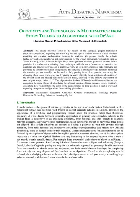 Pdf From Subjective Storytelling To Algorithm