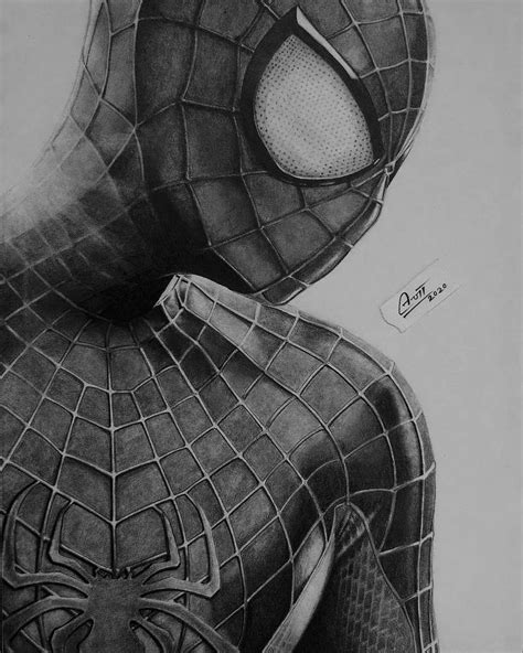 The Amazing Spider Man Drawing In Pencil A Detailed Tutorial For Artists