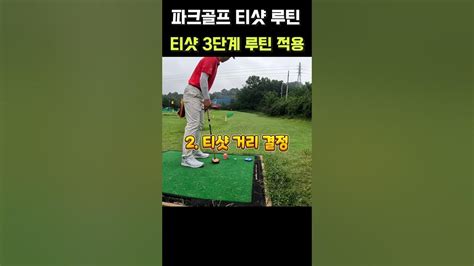 파크골프 티샷 3단계 루틴 적용 파크골프치는법 Youtube