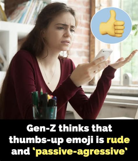 Gen Z Finds ‘thumbs Up Emoji To Be Passive Aggressive