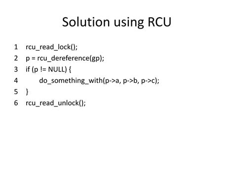 PPT What Is RCU Fundamentally PowerPoint Presentation Free Download ID 6720448
