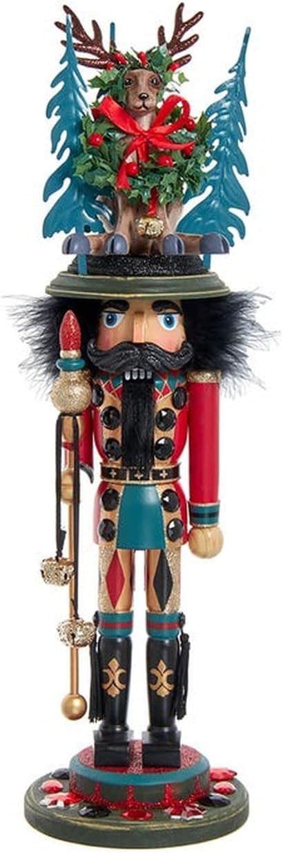 Kurt Adler 18 Inch Hollywood Nutcracker With Deer Hat