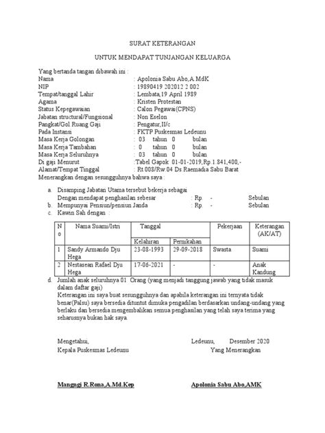 Surat Keterangan Asna Pdf