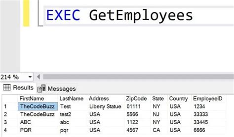 Sql Stored Procedure With Examples Thecodebuzz