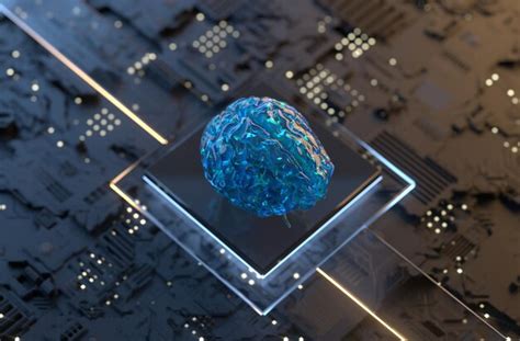 Abstract Artificial Intelligence Network Connections Background