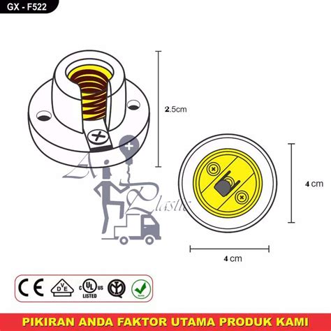 Jual Fitting Lampu E Fitting Keramik Lampu Kecil Cabe Fitting Dop Lampu Sembayang Termurah