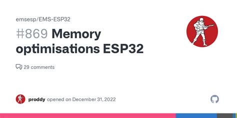 Memory Optimisations ESP Issue Emsesp EMS ESP GitHub