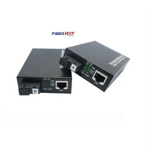 Fiber Media Converter Mbps Fiber To Ethernet Converter SM For Networking At In