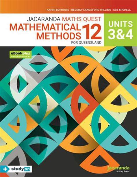 Jacaranda Maths Quest 12 Mathematical Methods Units 3and4 For Queensland Ebookplus And Print