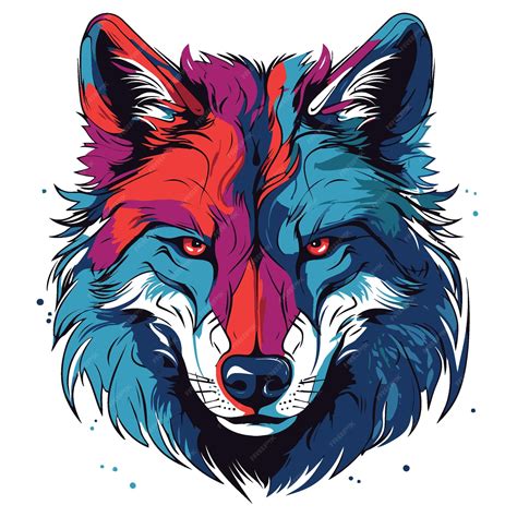 Premium Vector Wolf Vector Art