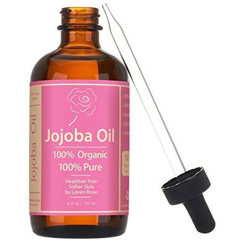Leven Rose Organic 100 Pure Cold Pressed Unrefined Natural Jojoba Oil