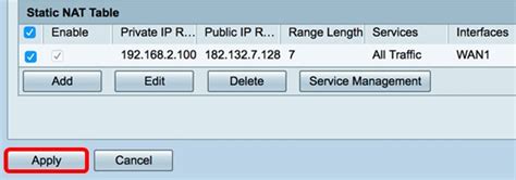 Configure The Static Network Address Translation Nat On The Rv34x Series Router Cisco