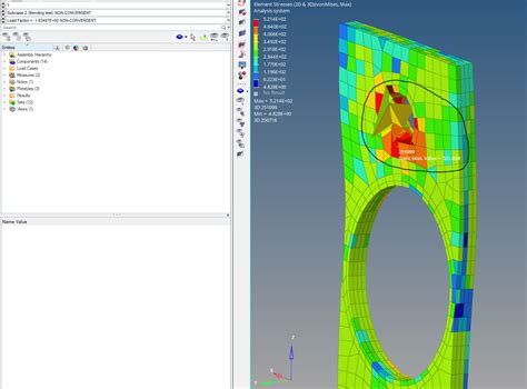 Element Collapses During Non Linear Quasi Static Analysis — Altair Community