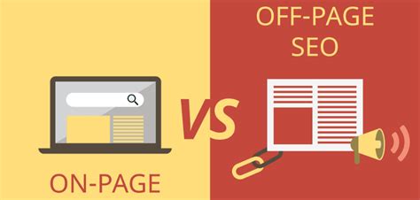 Difference Between Off Page SEO Adn ON Page SEO