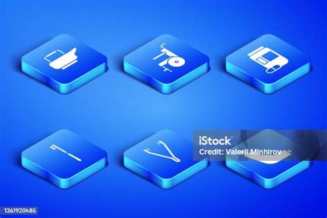 설정 흡입기 베드팬 의료 핀셋 칫솔 장애인휠체어 및 의학 병 및 알약 아이콘 벡터 3차원 형태에 대한 스톡 벡터 아트 및 기타 이미지 3차원 형태 갈고리 발톱 건강